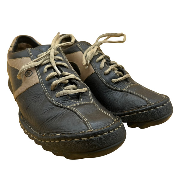 Born | Shoes | Born Mens Fashion Sneakers Breves Black Brown Leather ...